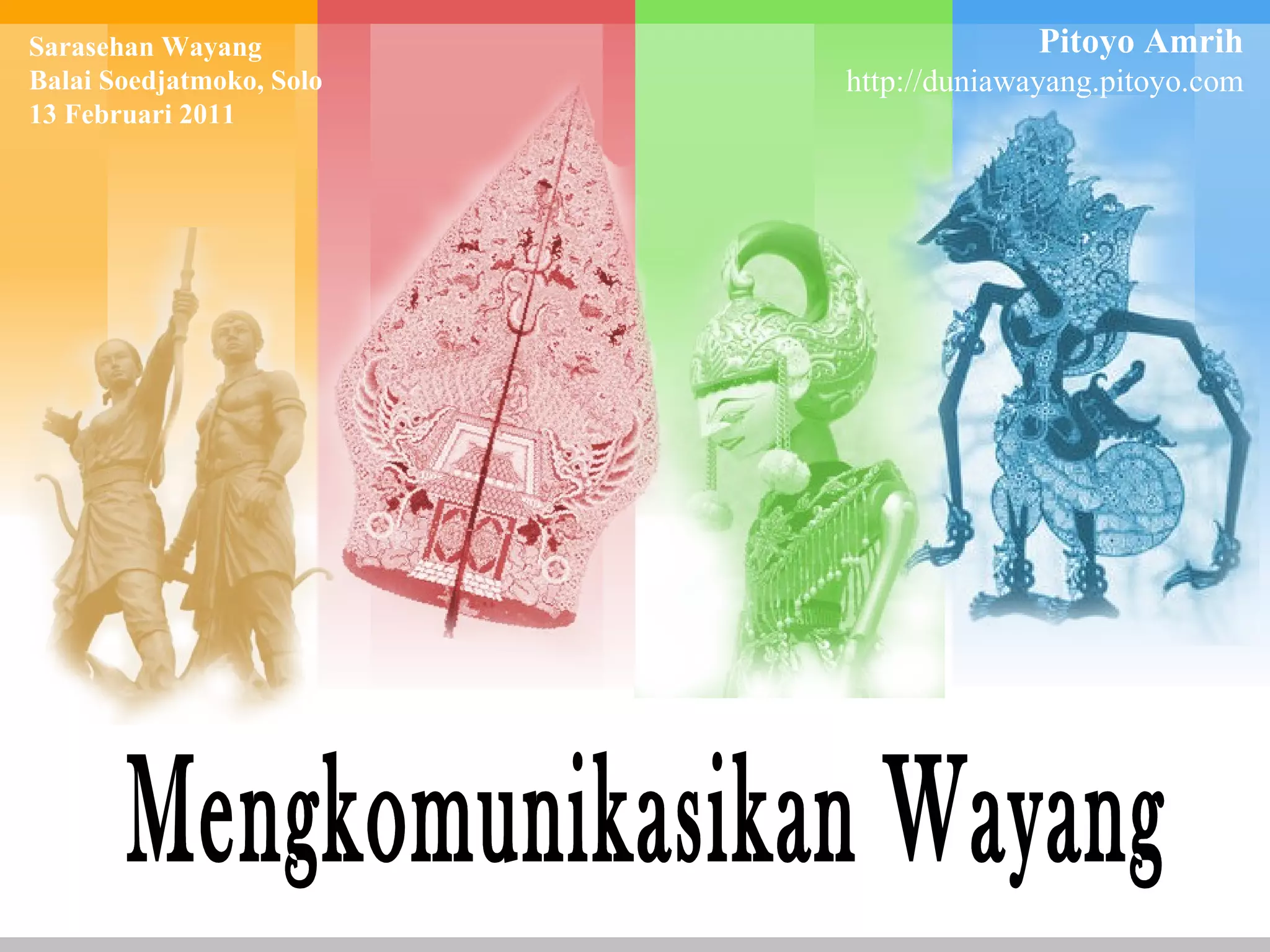 Mengkomunikasikan Wayang | PPT