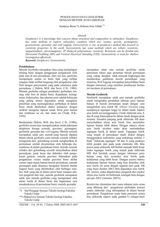 Mengolah data schlumberger | PDF