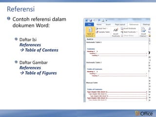 Mengolah Dokumen pada Word 2010 | PPT