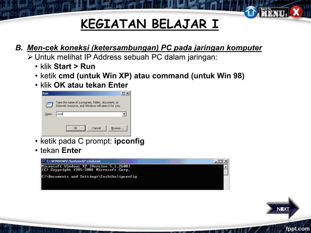 Mengoperasikan pc yang tersambung jaringan pc dengan sistem operasi berbasis gui | PPTX