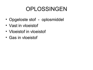 Mengsels | PPT