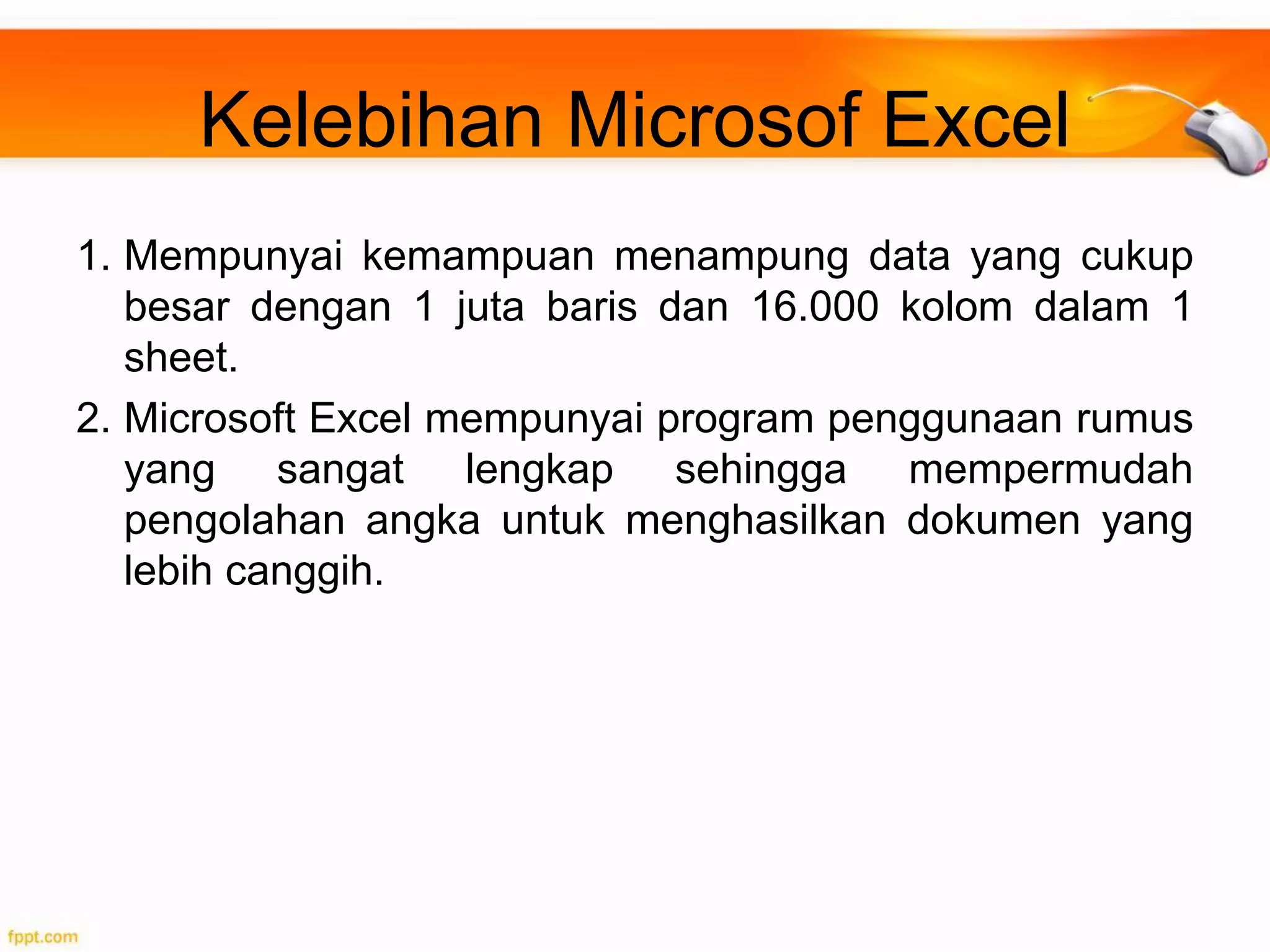 Menguasai Formula Microsoft Excel 2021 Pptx