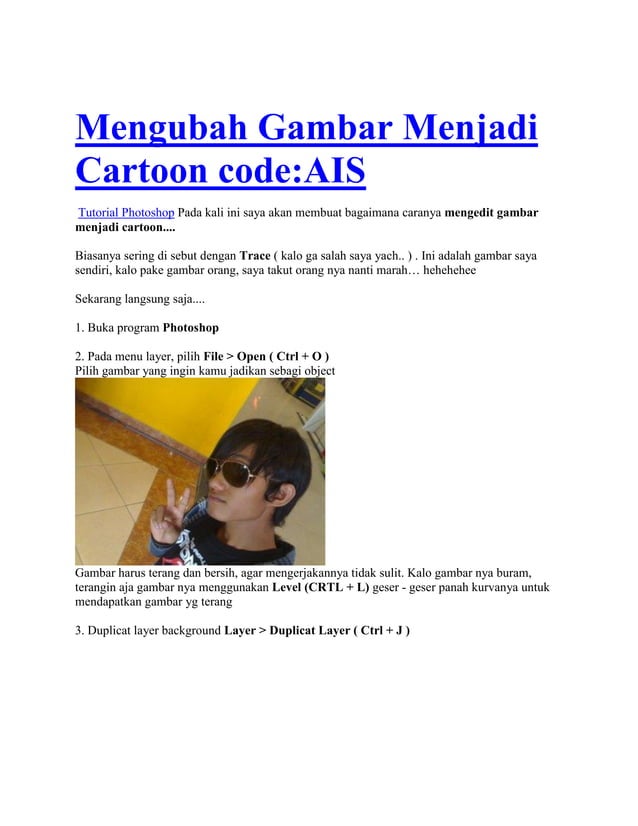Mengubah gambar menjadi cartoon code | PDF