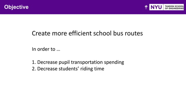 School bus mixed class routing | PPT