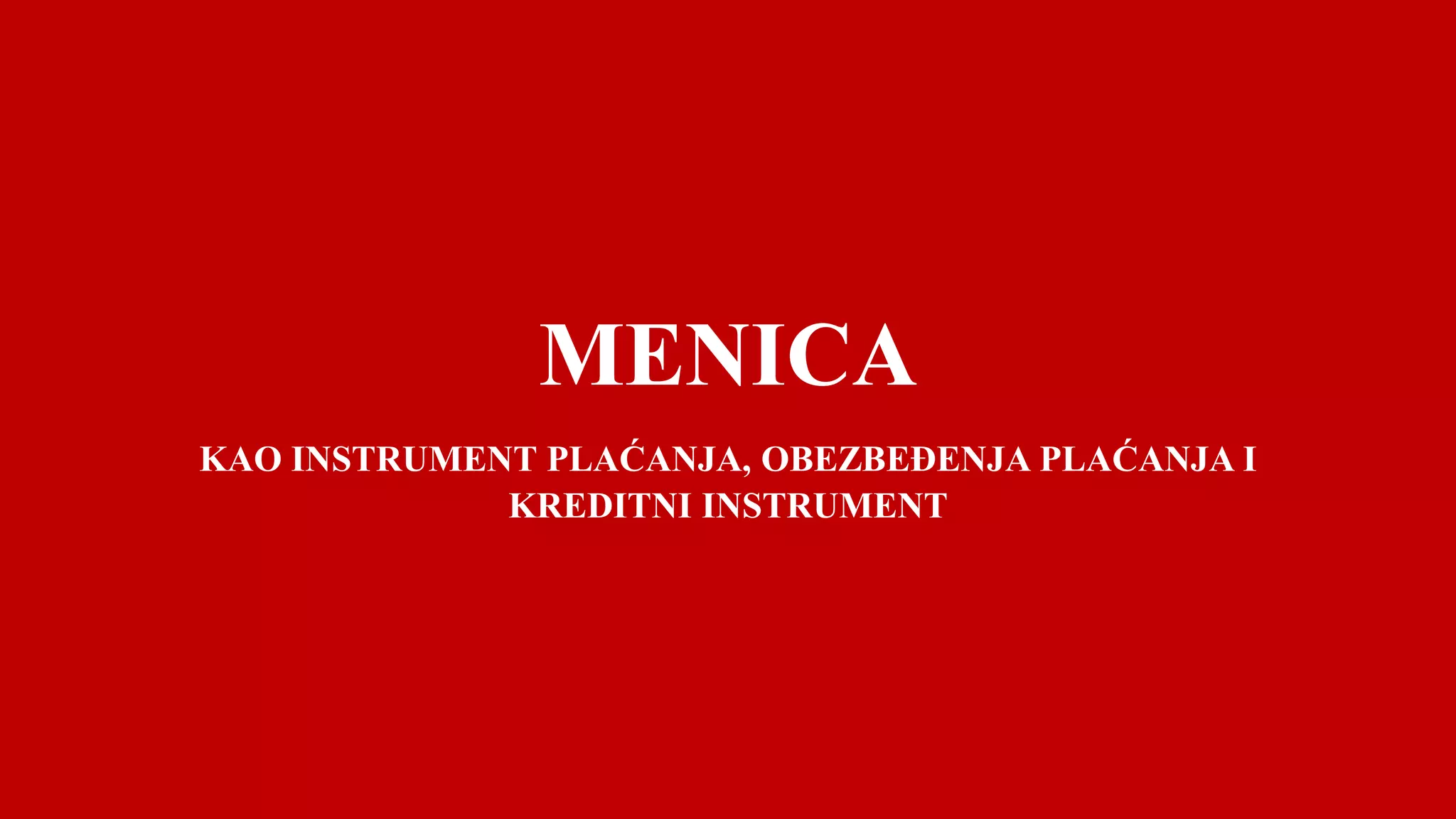 Menica | PPTX