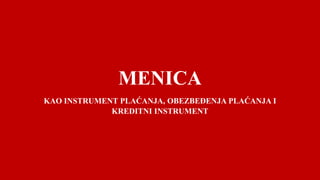 Menica | PPTX