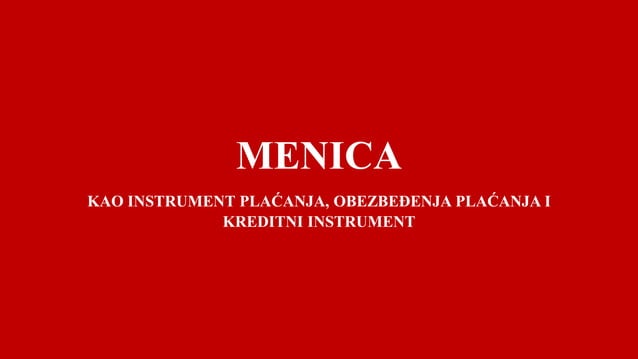 Menica | PPTX