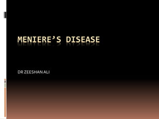Meniere's disease | PPTX