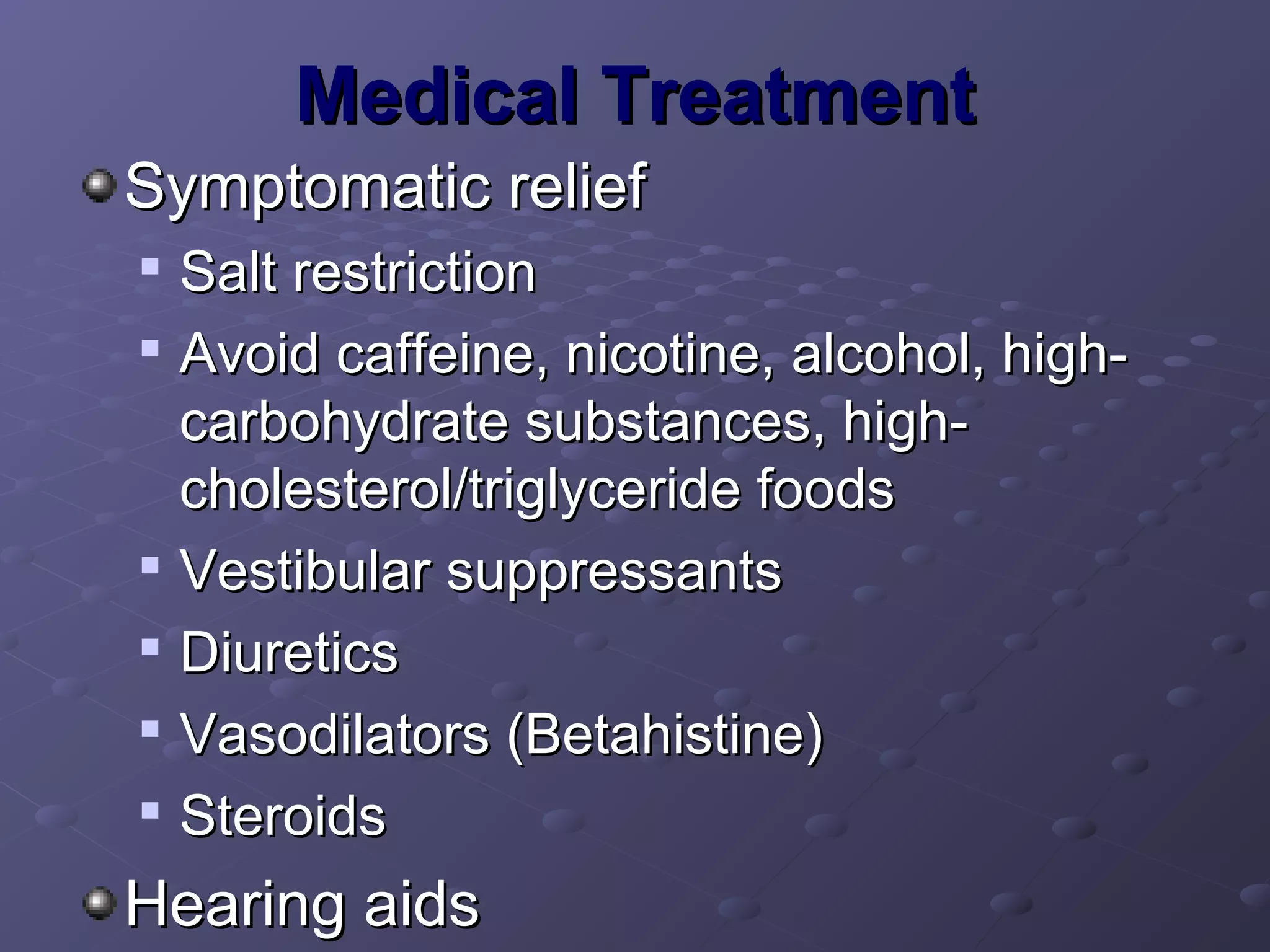 Meniere’s disease | PPT