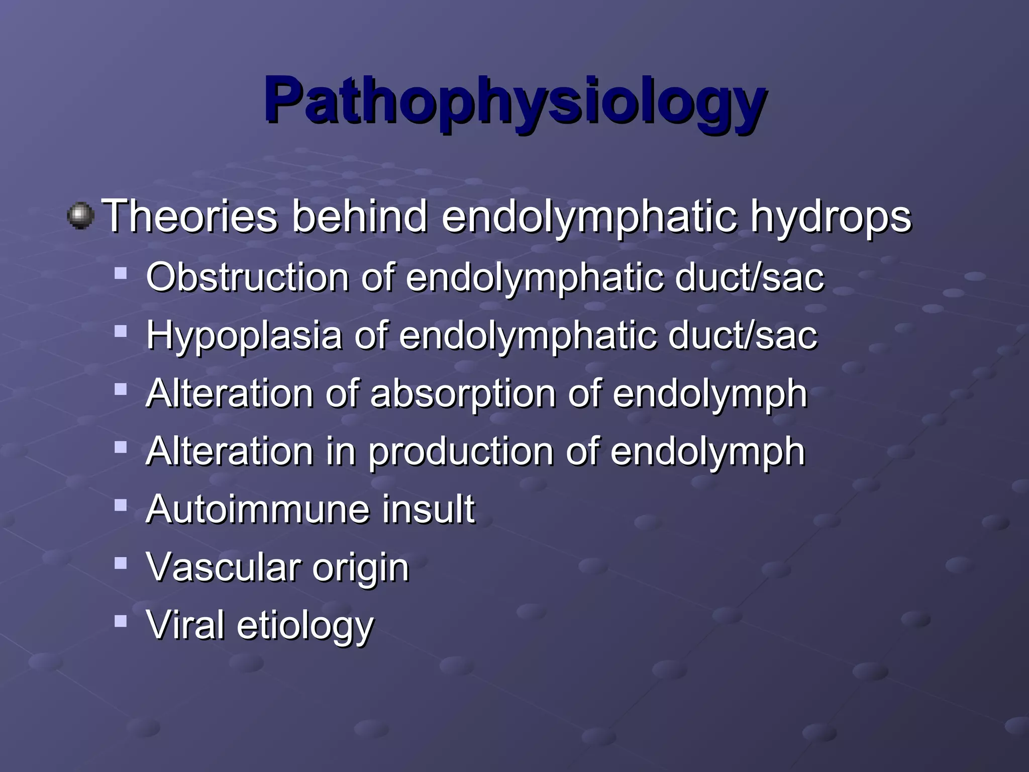Meniere’s disease | PPT