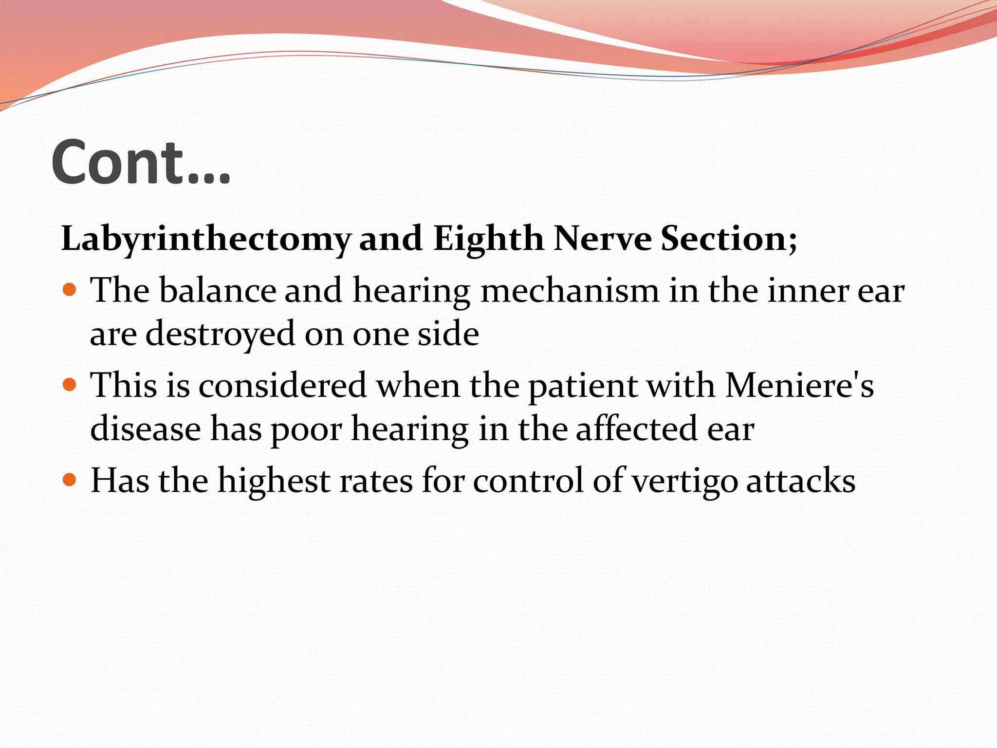 Meniere’s disease | PPT