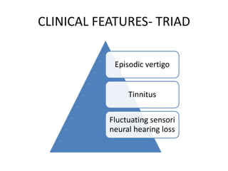 Meniere's disease | PPTX
