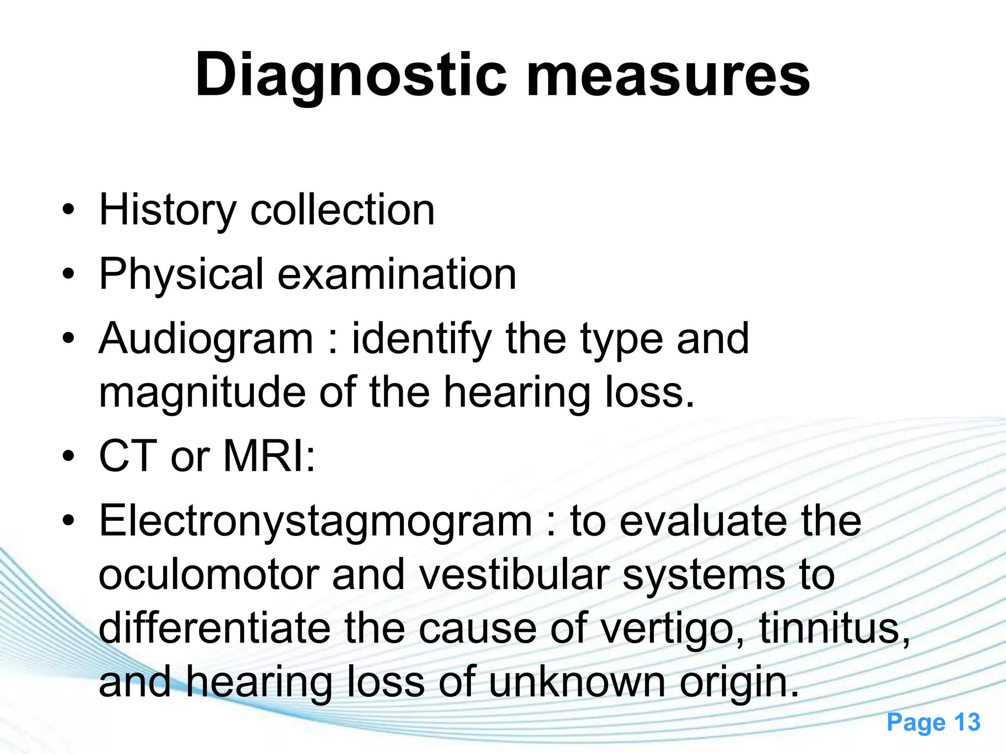 Meniere's disease | PPTX