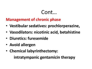 MENIERES DISEASE. | PDF