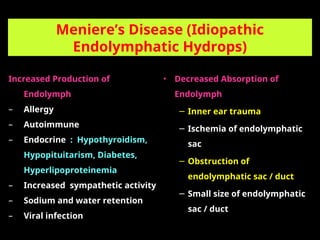 Meniere's Disease .ppt by Dr. Krishna Koirala | PPT