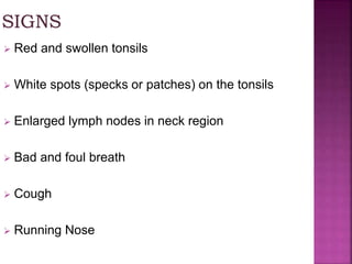 Menier's disease & tonsilitis | PPTX