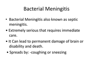 Menigitis final.ppt medical surgical nursing | PPT