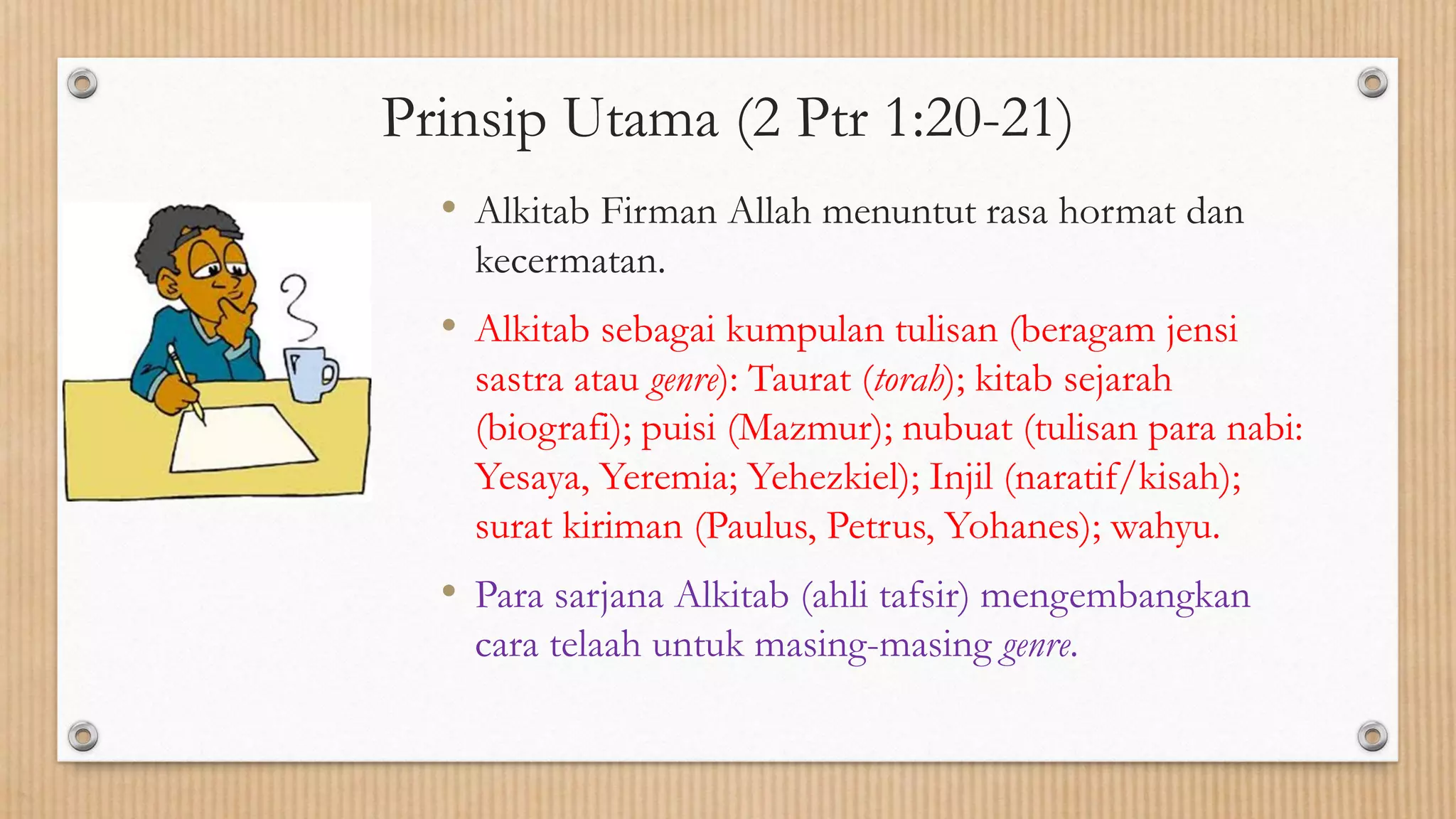 Bible Talks: Cara Praktis Menikmati Isi Alkitab untuk Remaja/Pemuda | PPT