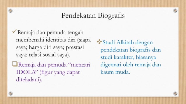 Bible Talks: Cara Praktis Menikmati Isi Alkitab untuk Remaja/Pemuda | PPT