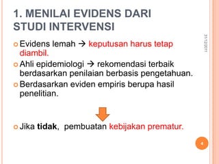 Menilai metode intervensi potensial | PPTX