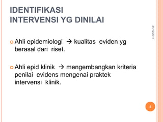 Menilai metode intervensi potensial | PPTX