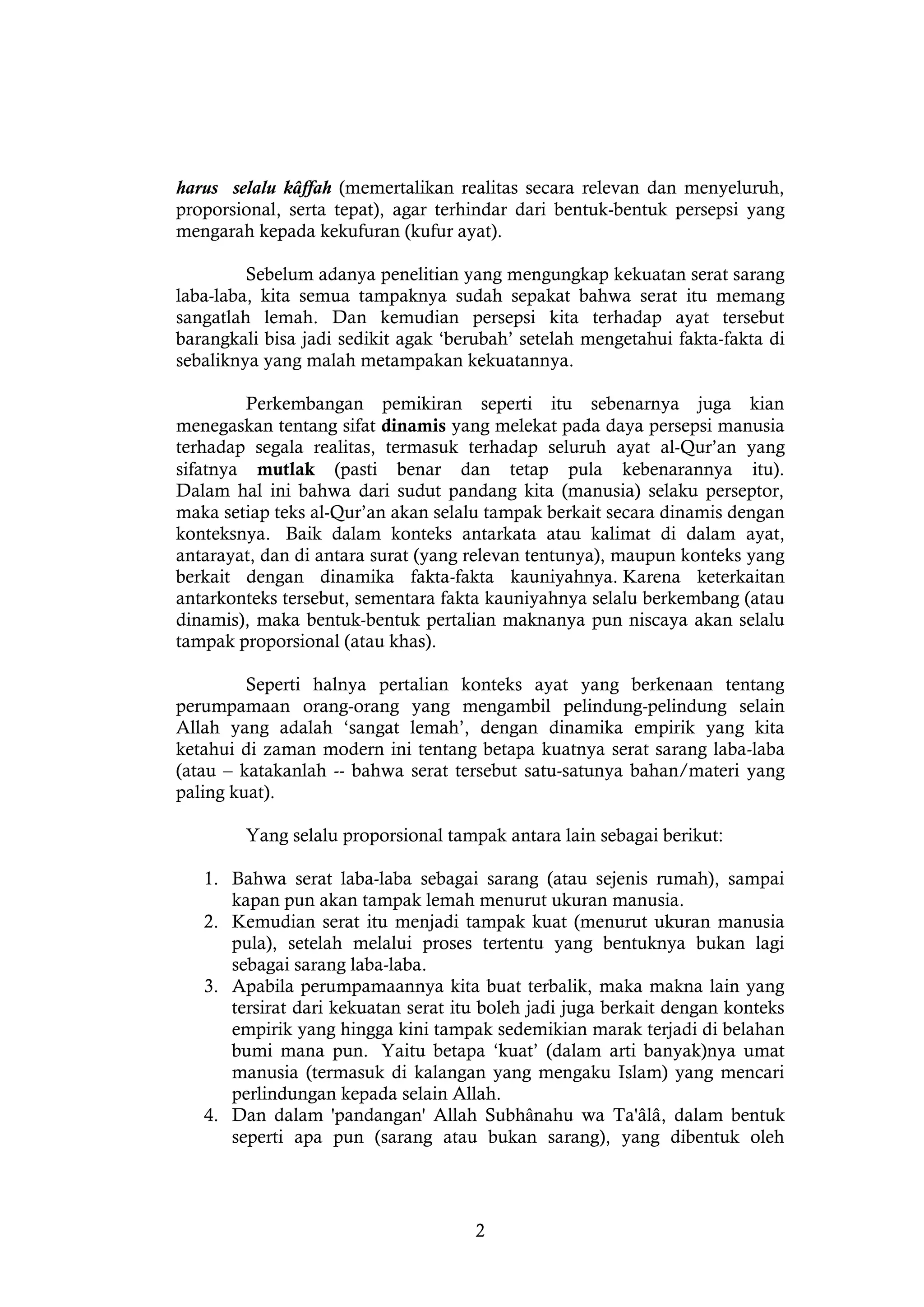 Menimba hikmah dari sarang laba | PDF