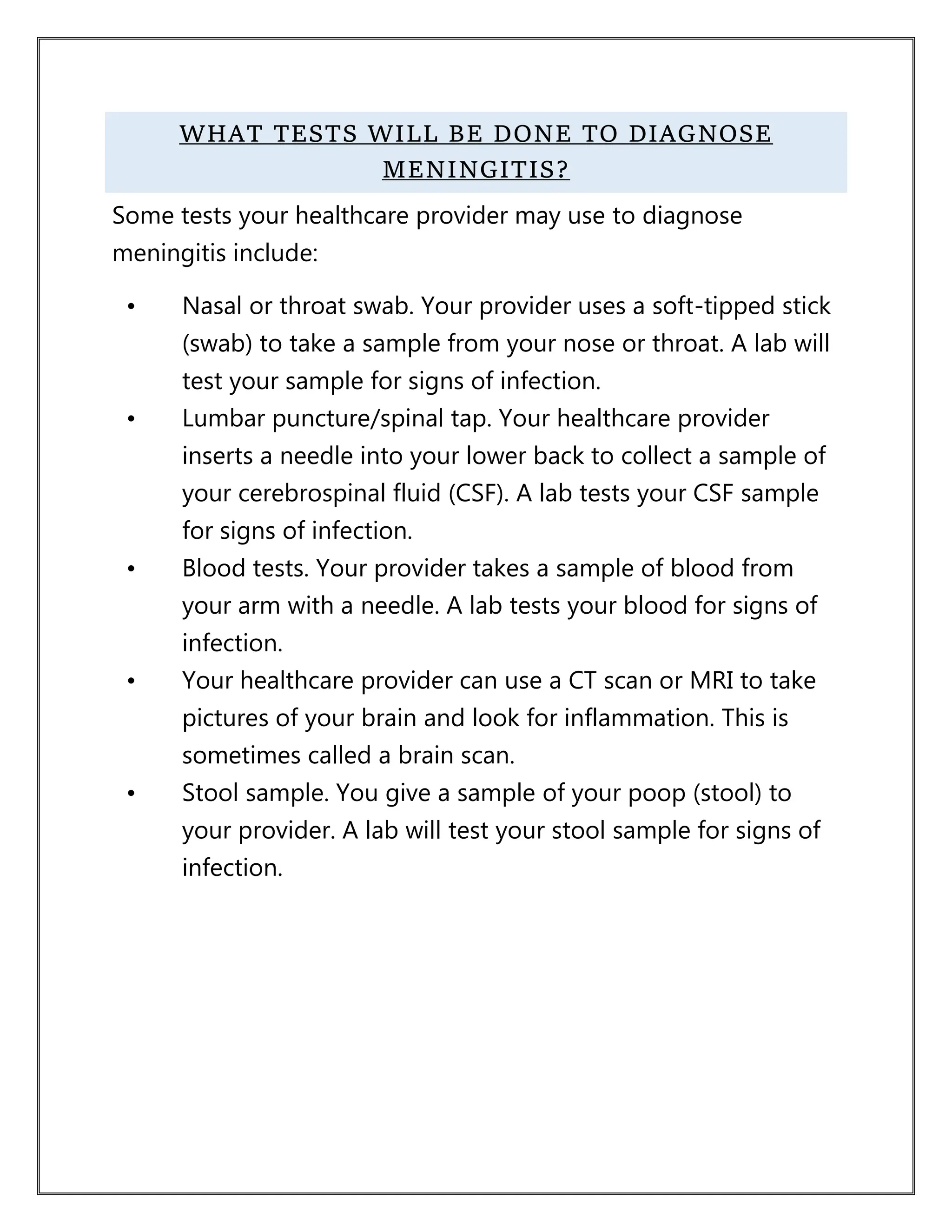 meningitis- class 12-biology investigatory project | DOCX