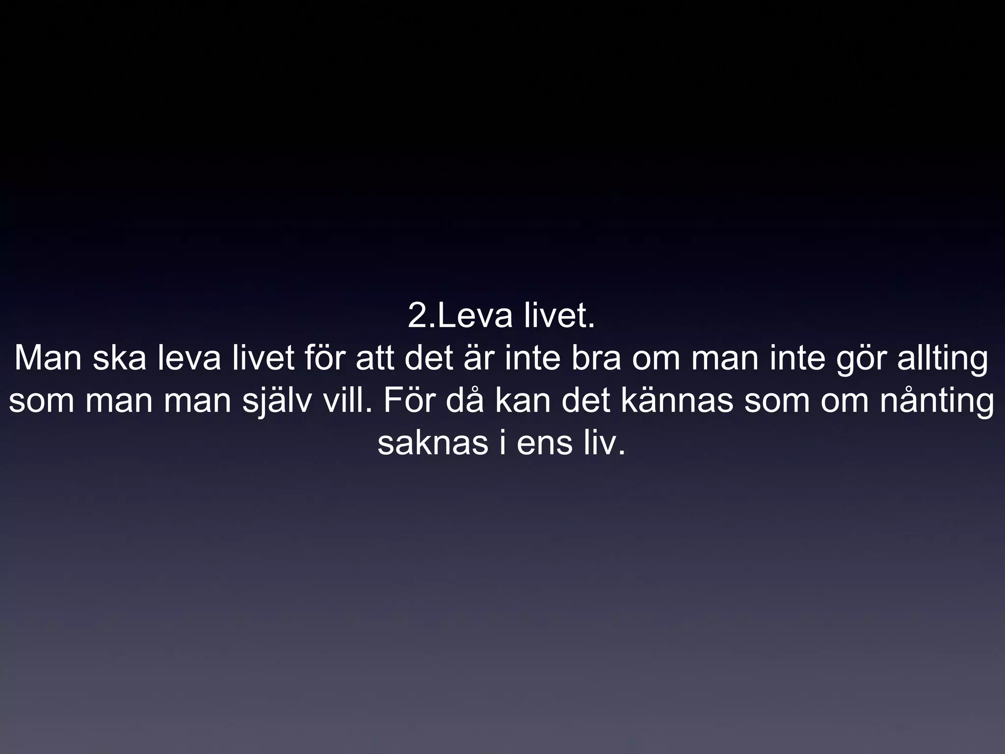 Meningen med livet keynote | PPT