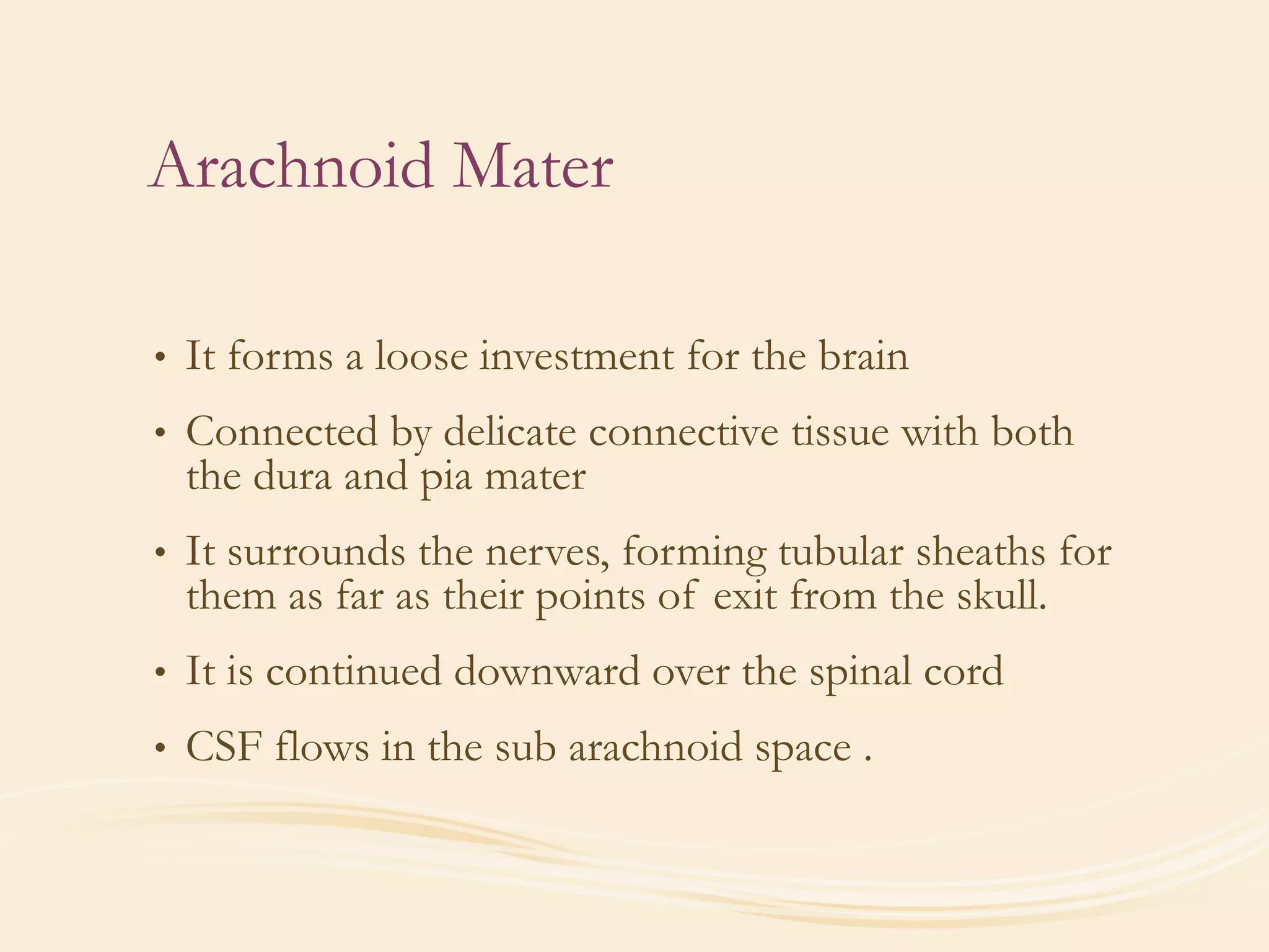 Meninges of brain and spinal cord | PPTX