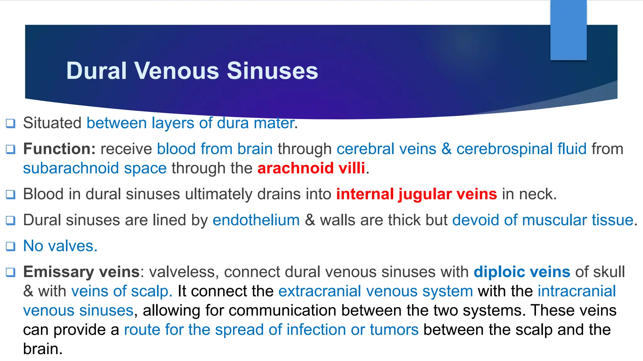 Meninges of Brain & Spinal Cord AnD Dura Venous Sinuses .pptx