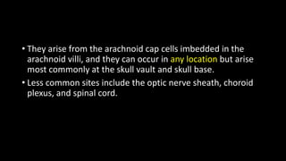 Transarterial Embolization of Meningiomas | PPTX