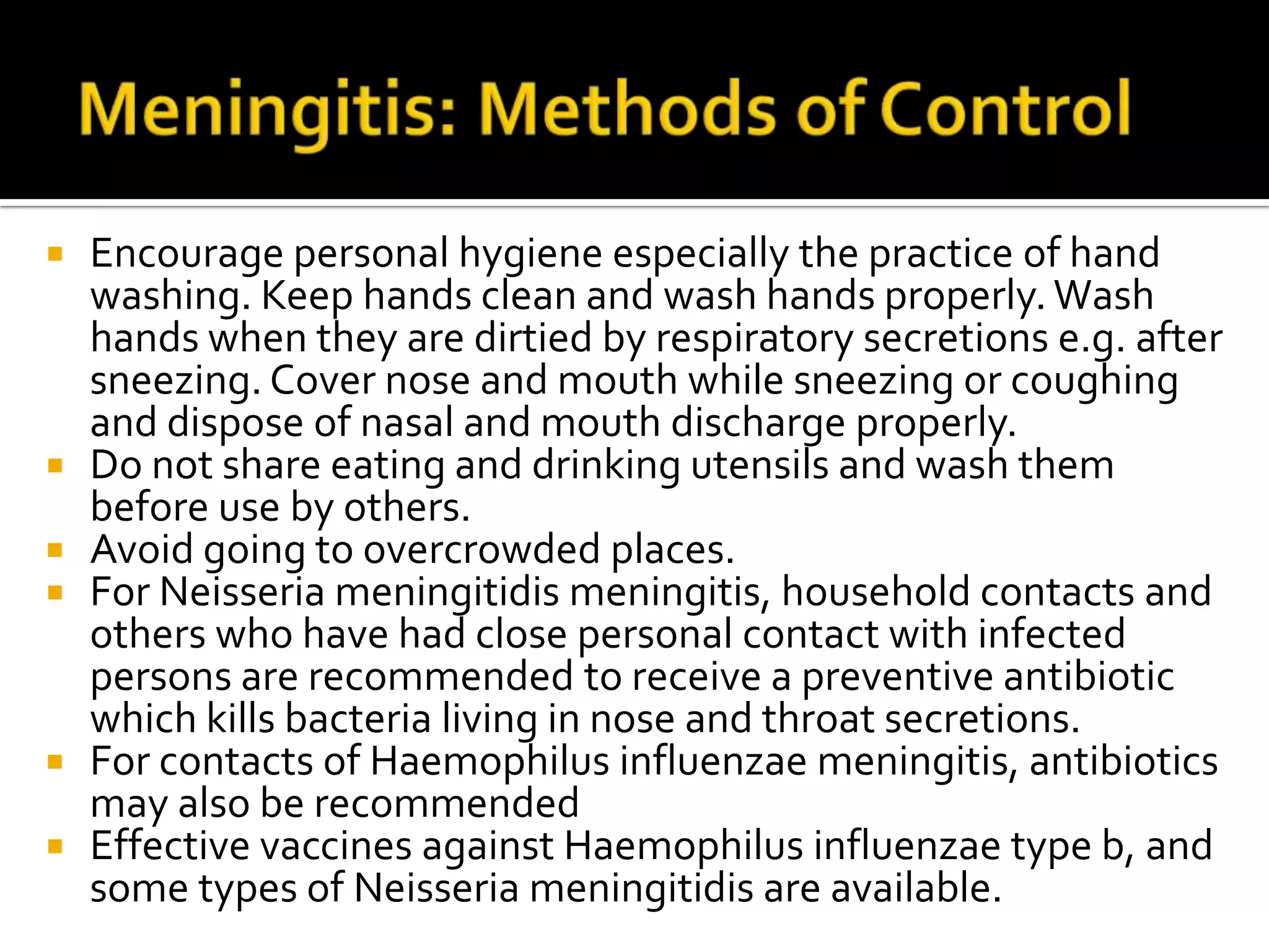 Meningitis and Encephalitis | PPTX