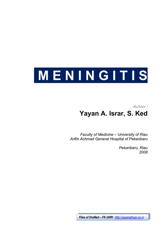 Meningitis | PDF