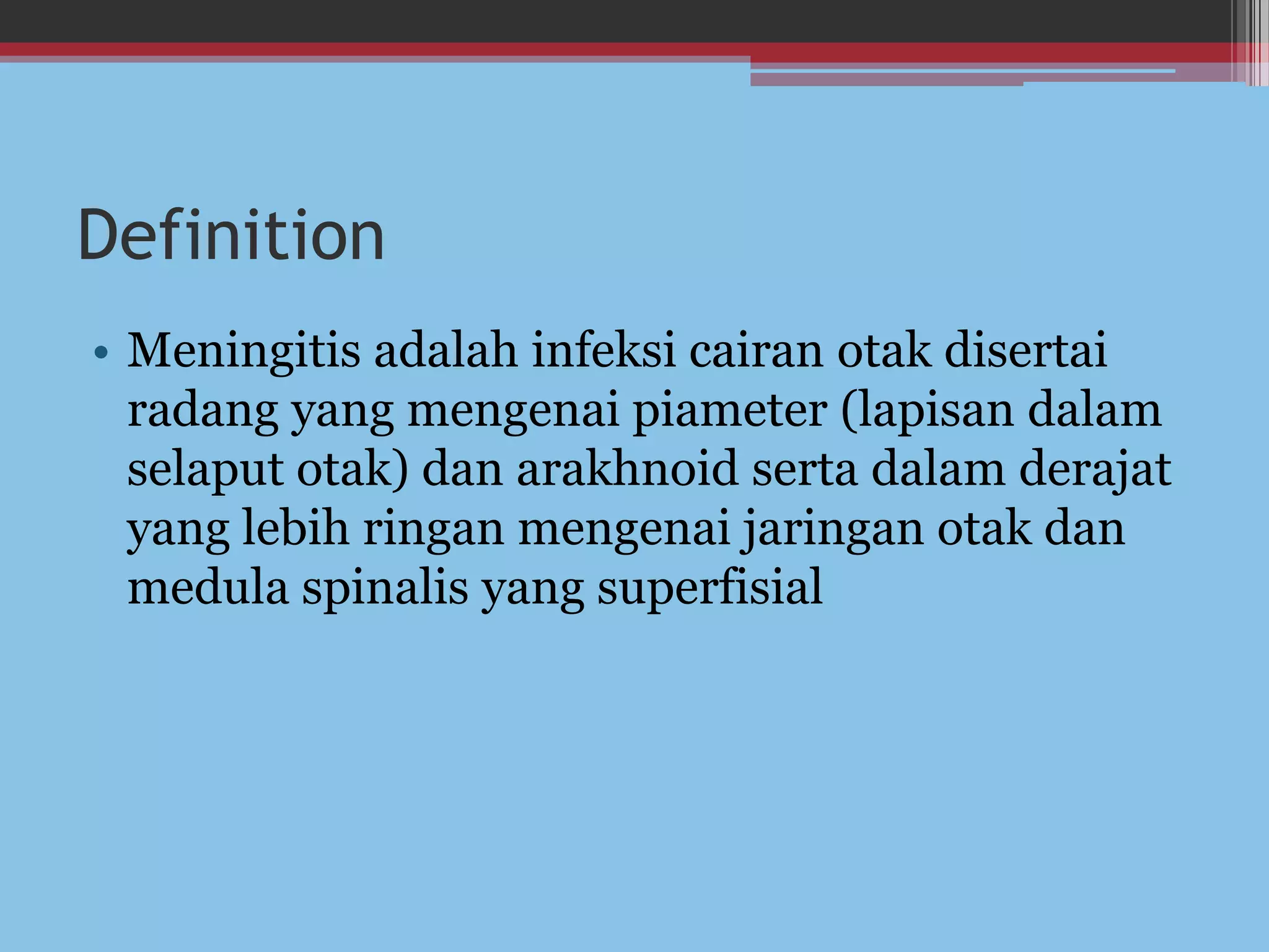 Physiotherapy on Meningitis | PPTX
