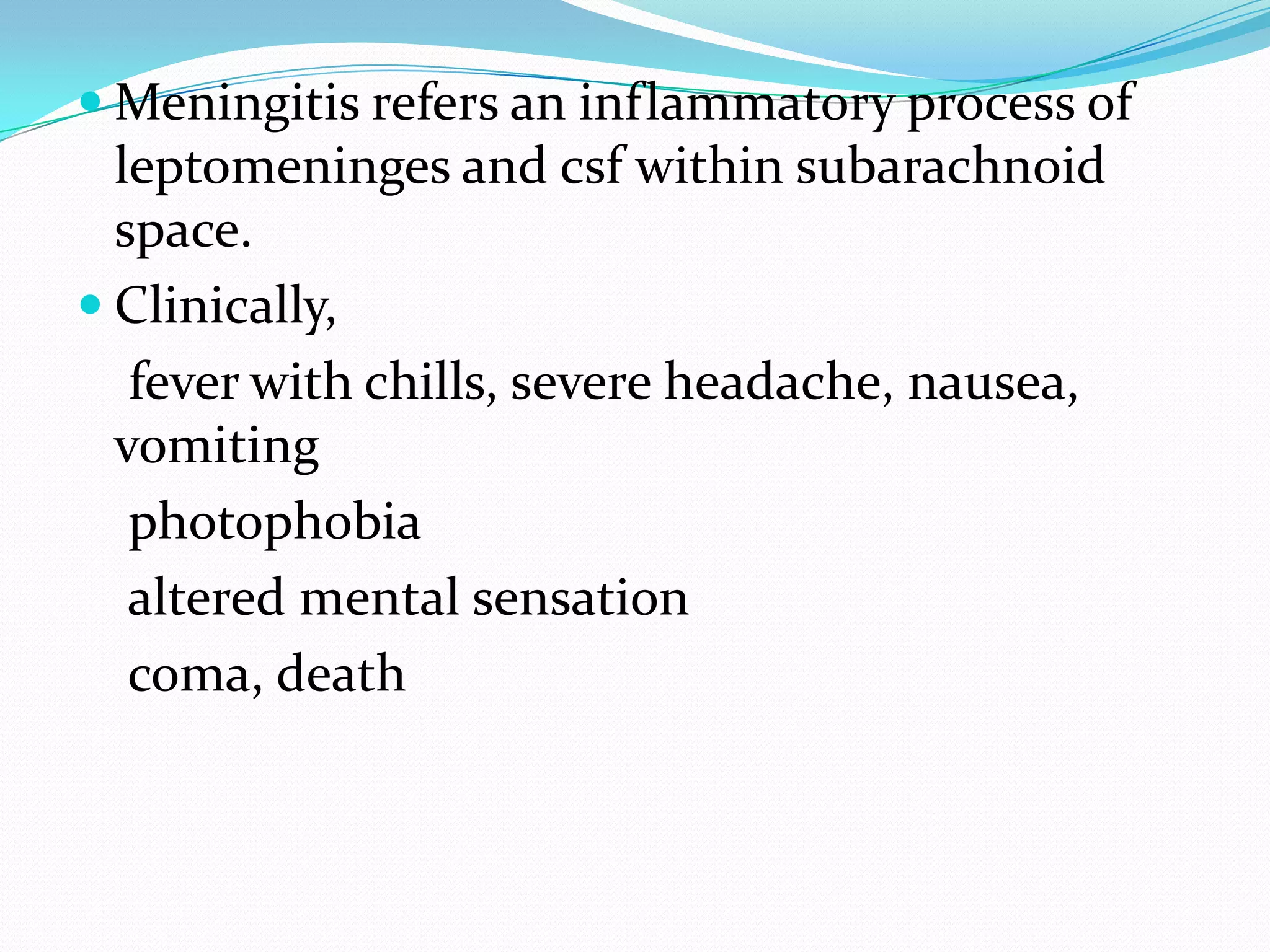 Meningitis | PPSX