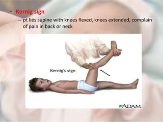 Meningitis in paediatrik | PPTX