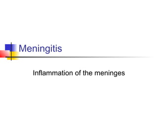 Meningitis | PPT