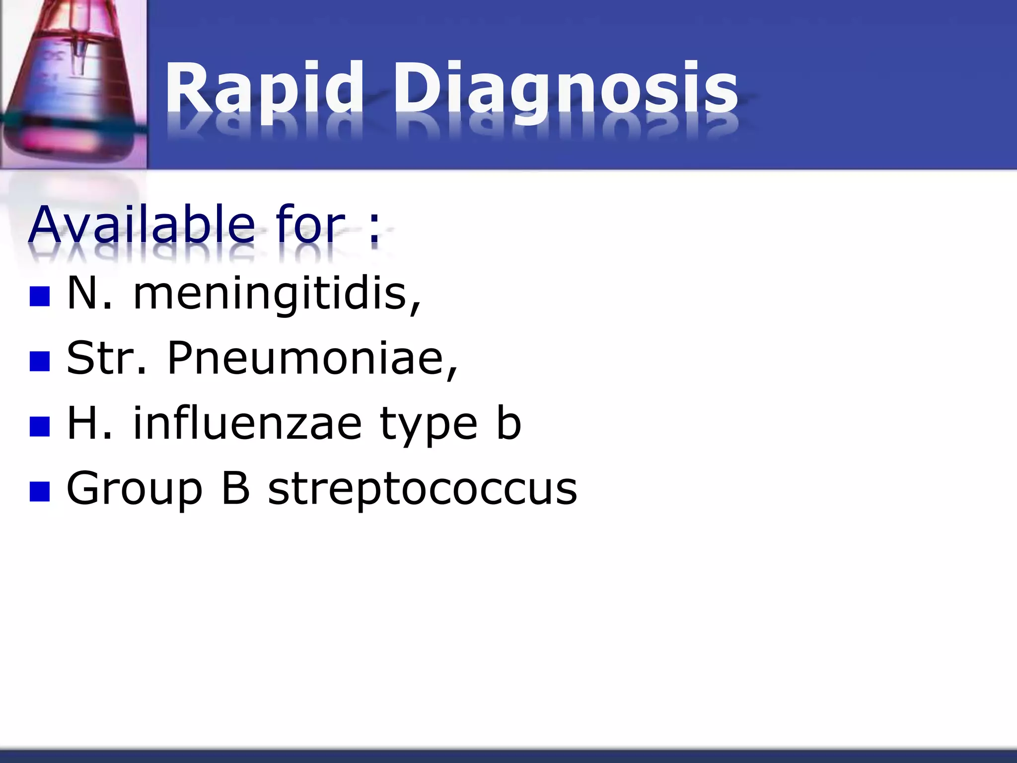 Lab diagnosis of Meningitis | PPTX