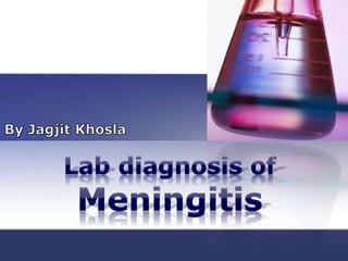 Lab diagnosis of Meningitis | PPT