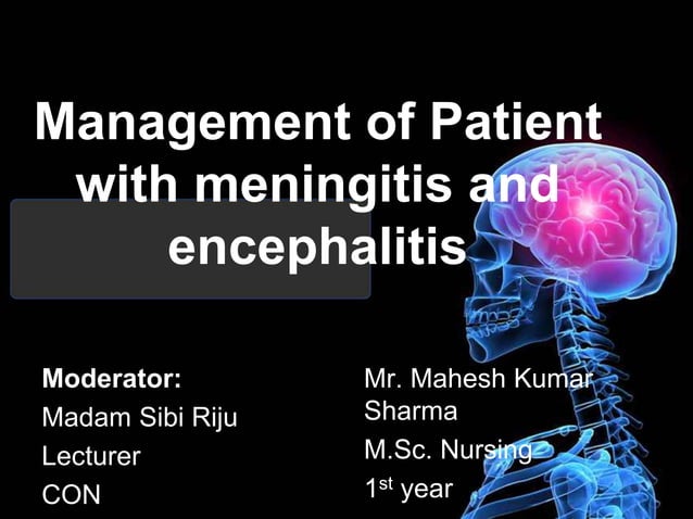 Meningitis | PPTX