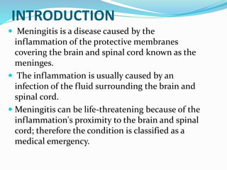 Meningitis | PPTX