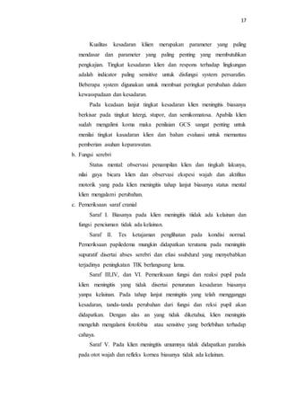 Asuhan Keperawatan Meningitis | DOCX