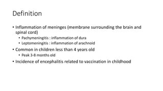 Meningitis | PPTX