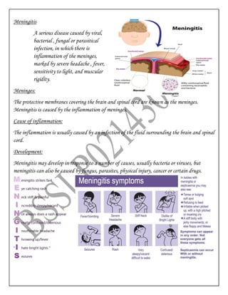 Meningitis | PDF | Infectious Diseases | Diseases and Conditions