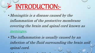 Meningitis | PPTX