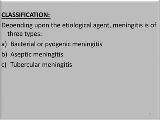 Meningitis | PPTX