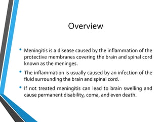 Meningitis | PPTX