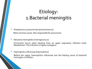 Meningitis | PPT