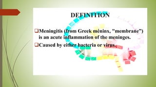 Meningitis | PPT