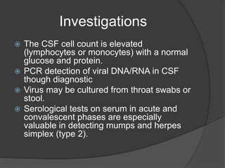 Meningitis | PPTX